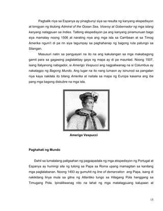 Modyul 14 panahon ng eksploras at pagpalawak ng teritoryo 0 | PDF