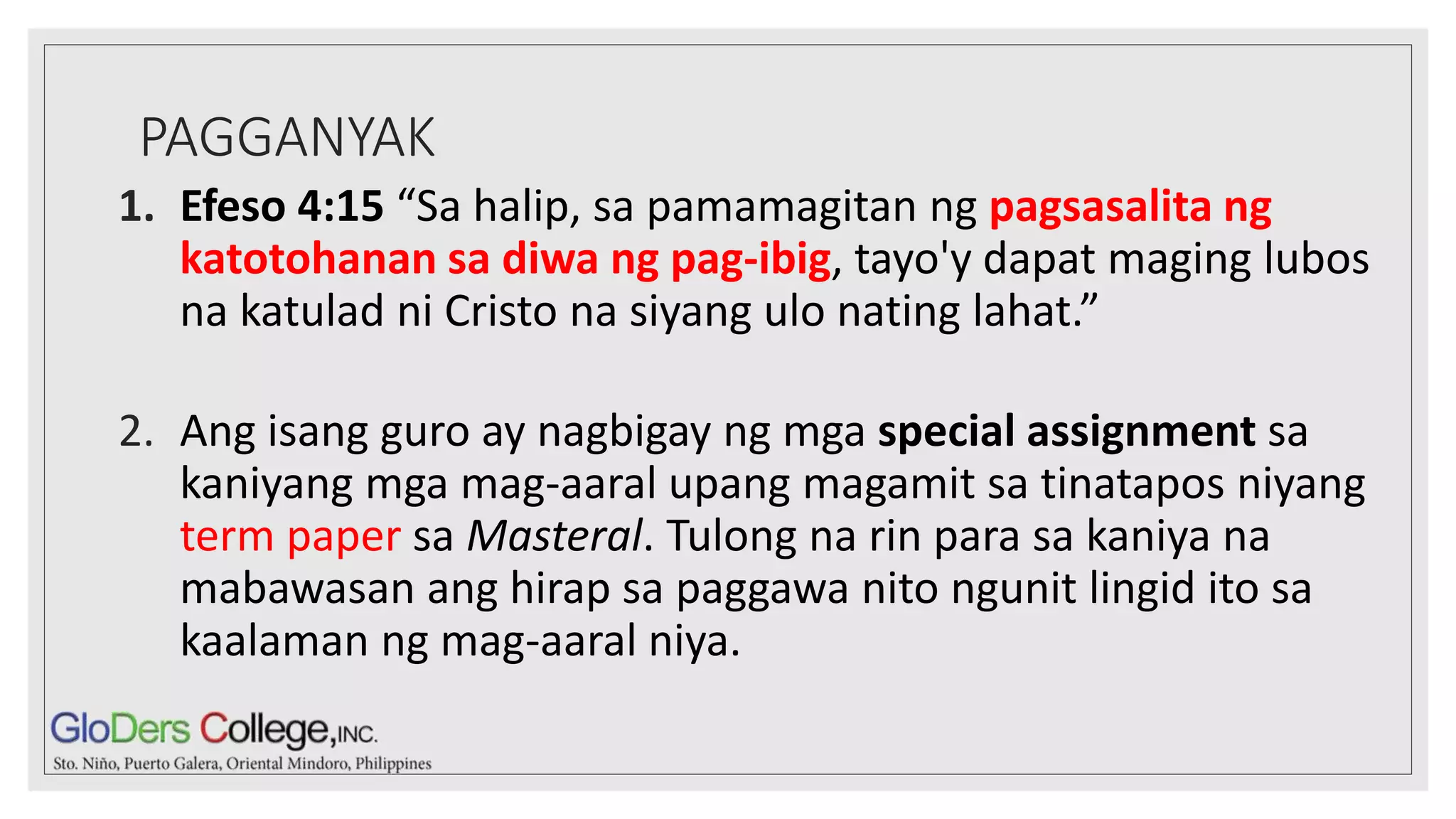 ESP 10 Module 15 | PPTX