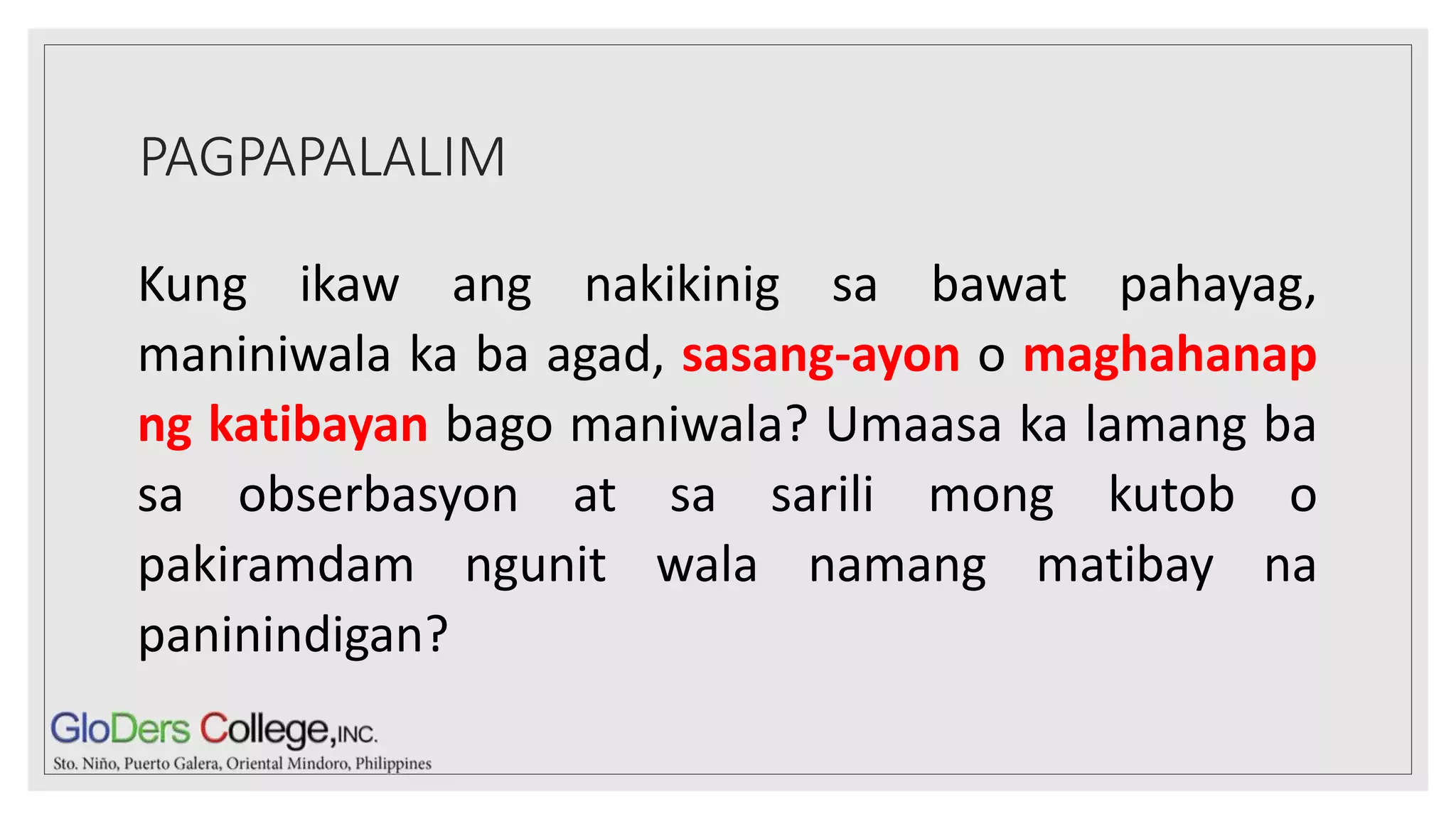 ESP 10 Module 15 | PPTX