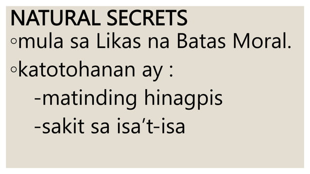 Mga Isyung Moral sa Kawalan ng Paggalang sa Katotohanan | PPTX