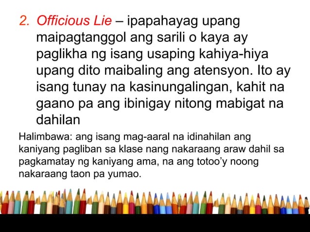 Modyul 15 Mga isyung moral tungkol sa kawalan ng paggalang sa katotohanan | PPTX