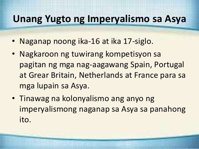 Dahilan Ng Imperyalismo Sa Pilipinas - kitapinas Dahilan Ng Imperyalismo Sa Pilipinas - kitapinas