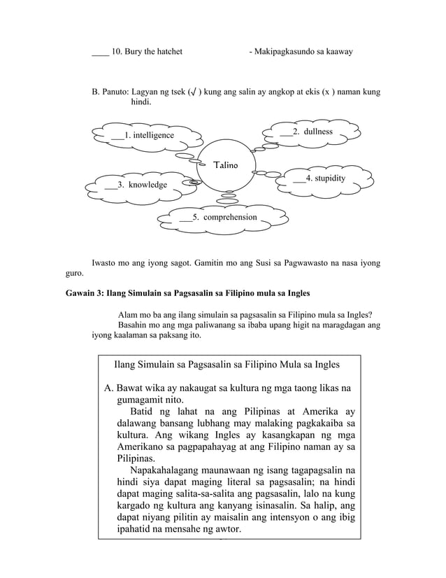 Modyul 17 pagsasaling wika | PDF
