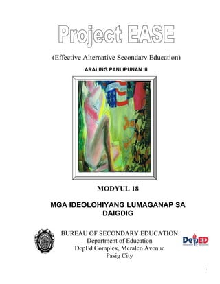 Modyul 18 mga ideolohiyang laganap | PDF