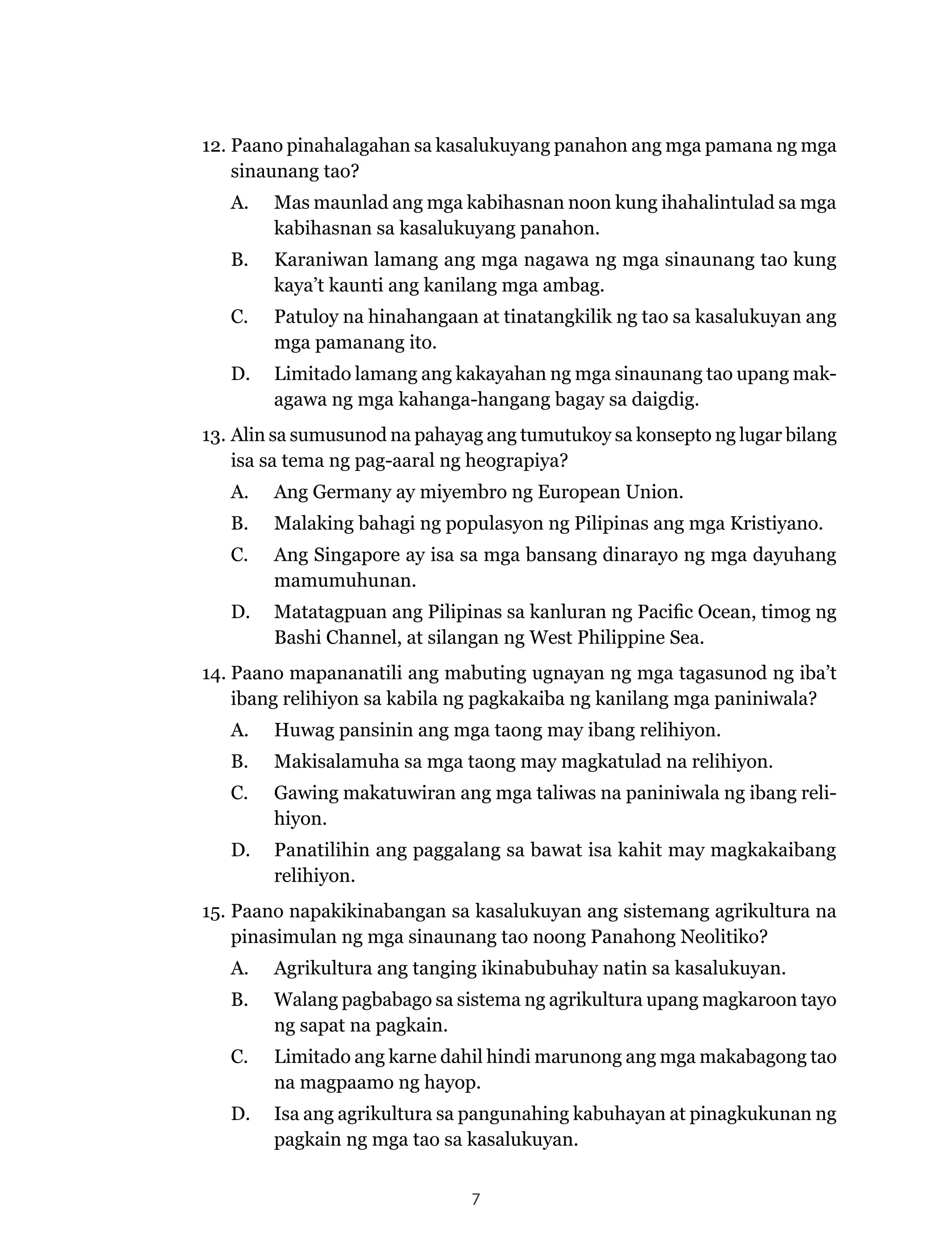 Modyul 1 Kasysayan ng Daigdig | PDF