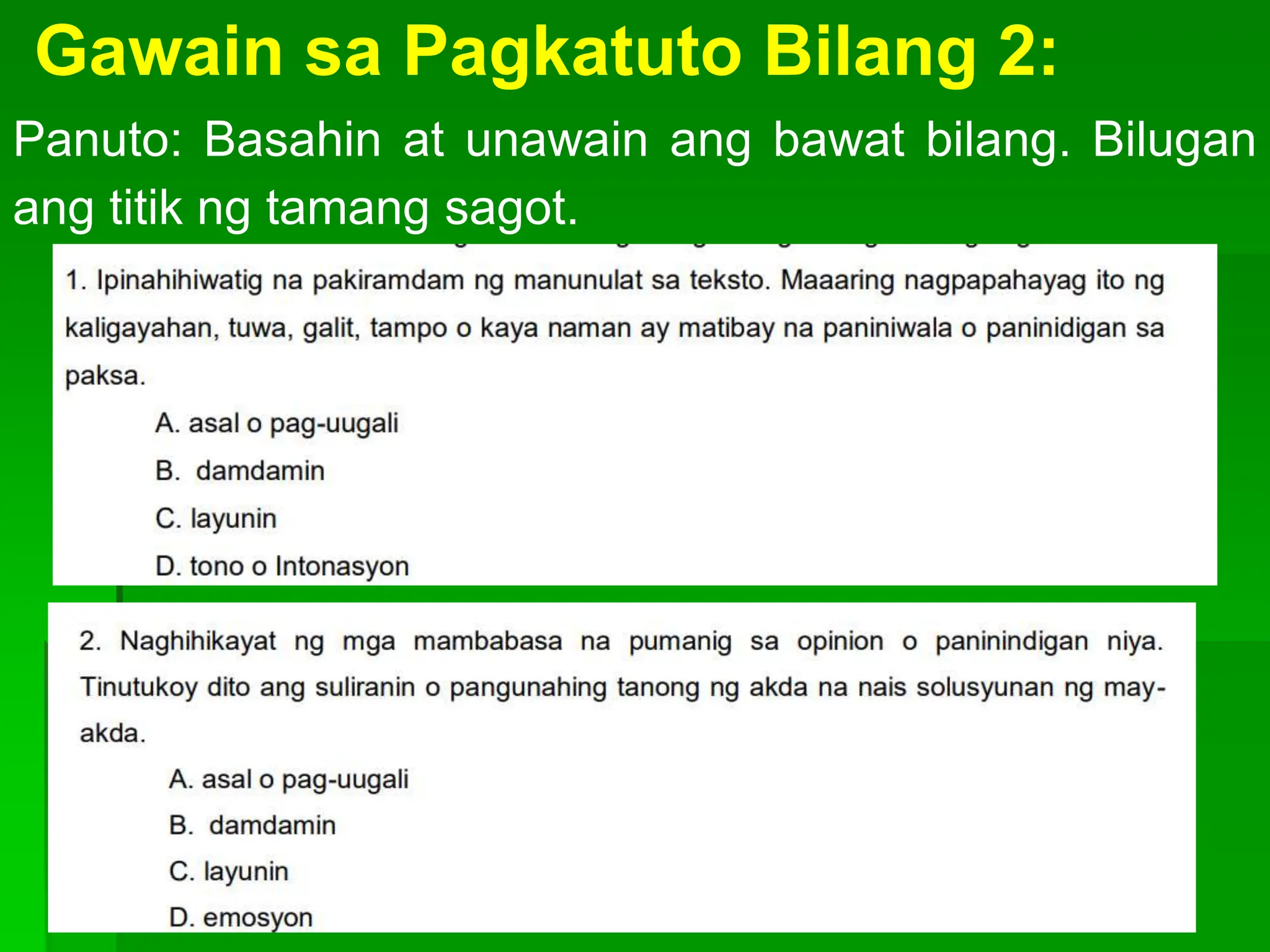 Modyul 1 Para sa Sariling Pagkatuto Kaligirang Pangkasaysayan ng Ibong Adarna (1).ppt