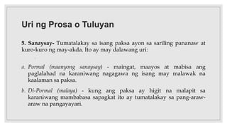 Modyul 1 (powerpoint) | PPTX