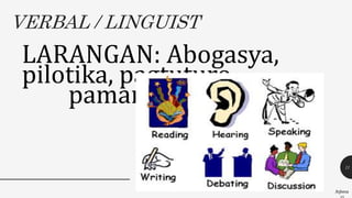 Modyul 2: Talento Mo, Tuklasin, Kilalanin at Paunlarin | PPTX