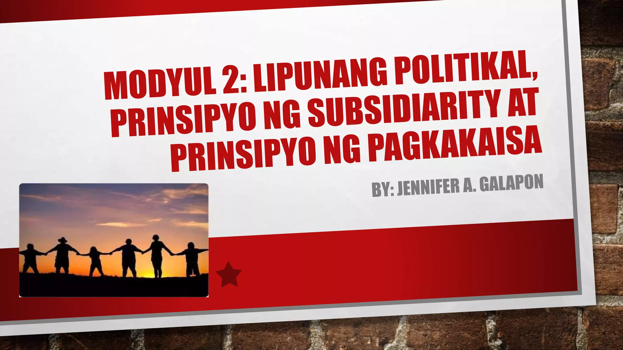 Modyul 2 Lipunang Politikal | PPTX