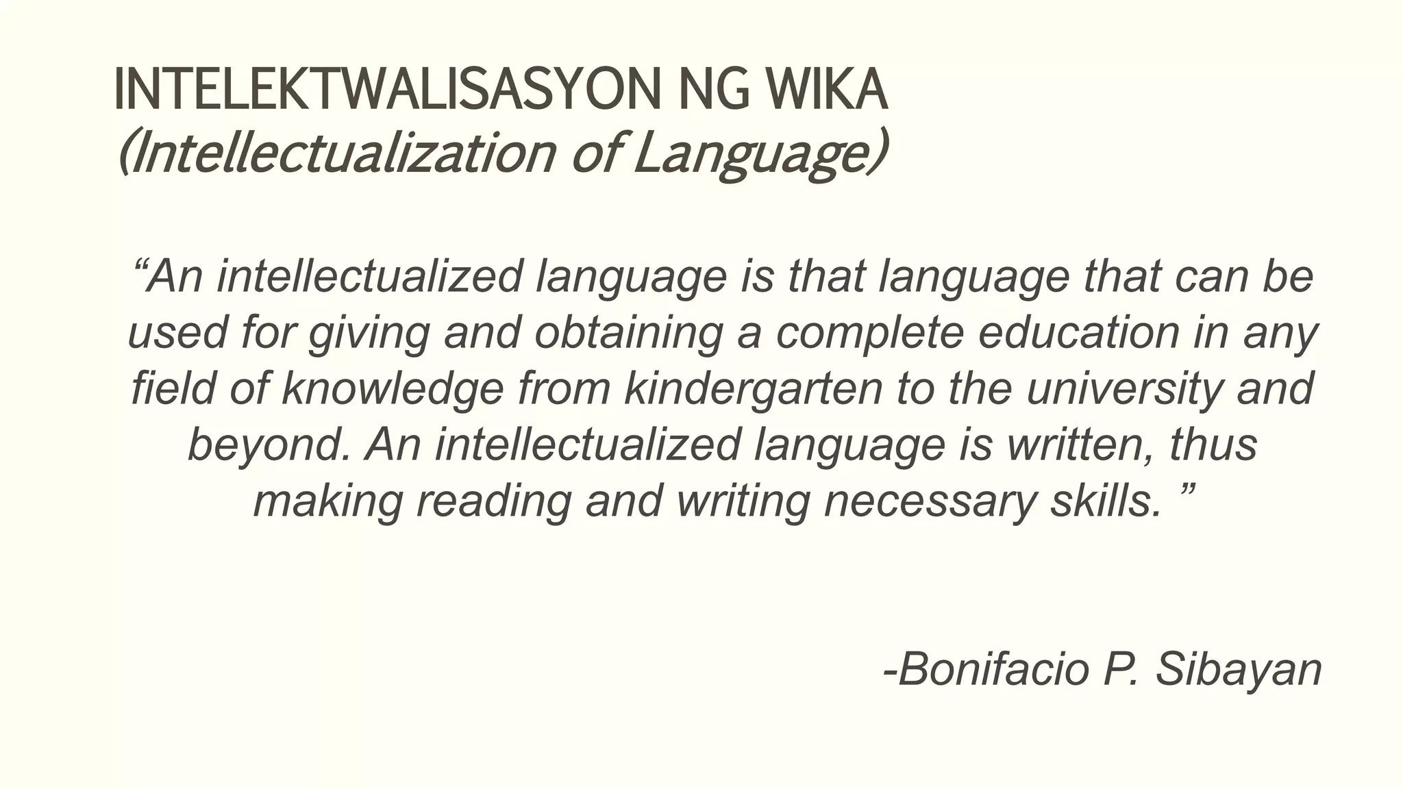 Modyul 2_Wika, Intelektwalisasyon at Edukasyon.pptx