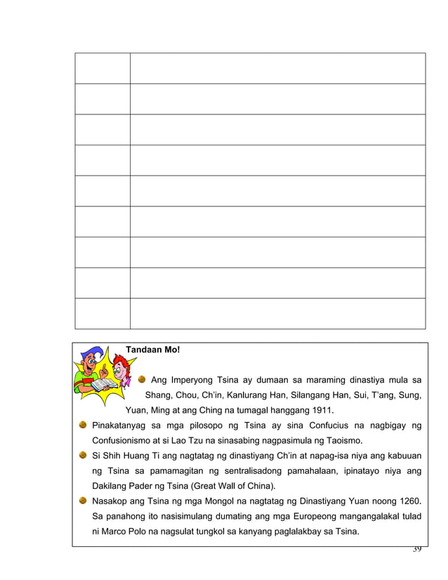 Modyul 3 sinaunang kabihasnan sa asya | PDF