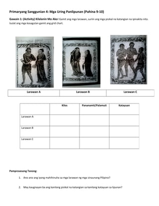 Modyul 3 (pasay caloocan) - grade 7 learning modules - quarter 1 | DOC