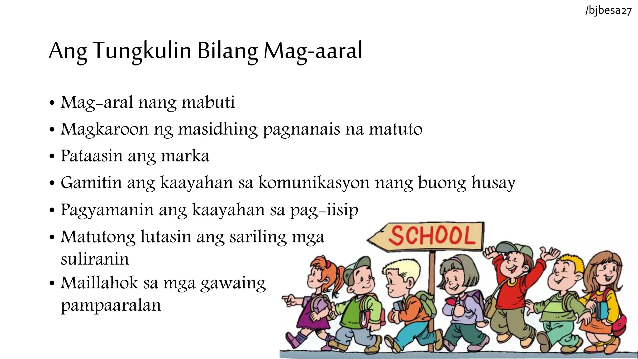 Modyul 4: Ang Aking Tungkulin Bilang Kabataan | PPTX