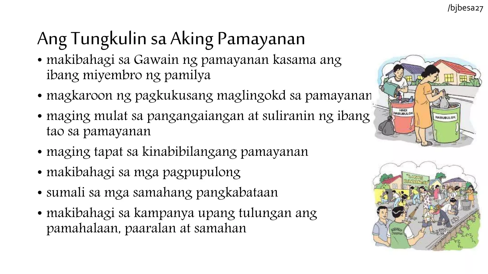 Modyul 4: Ang Aking Tungkulin Bilang Kabataan | PPTX