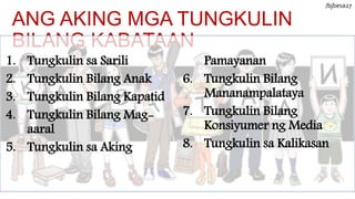 Modyul 4: Ang Aking Tungkulin Bilang Kabataan | PPTX