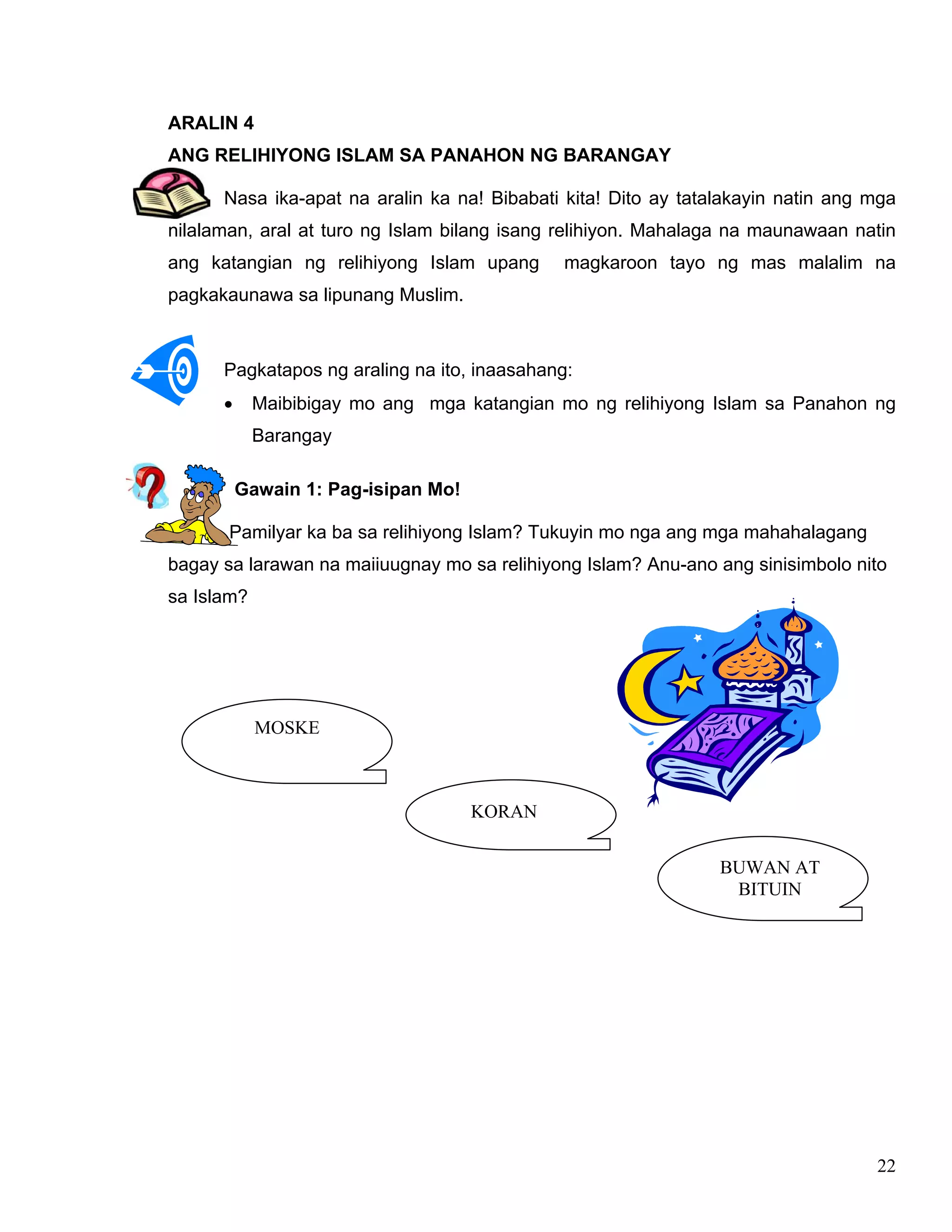 Modyul 4 ang kalinangang pilipino sa panahon ng barangay | PDF