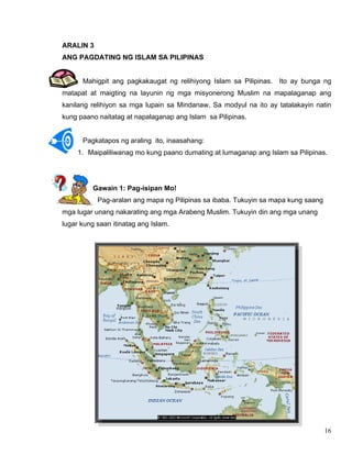 Modyul 4 ang kalinangang pilipino sa panahon ng barangay | PDF