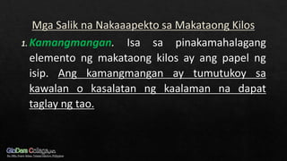 ESP Grade 10 Module 5 and 6 | PPTX