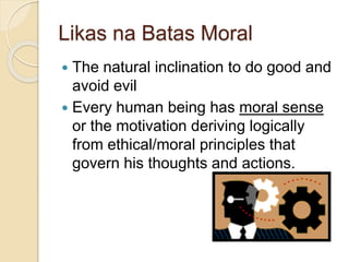 Modyul 5 mga batas na nakabatay sa likas na batas moral | PPTX
