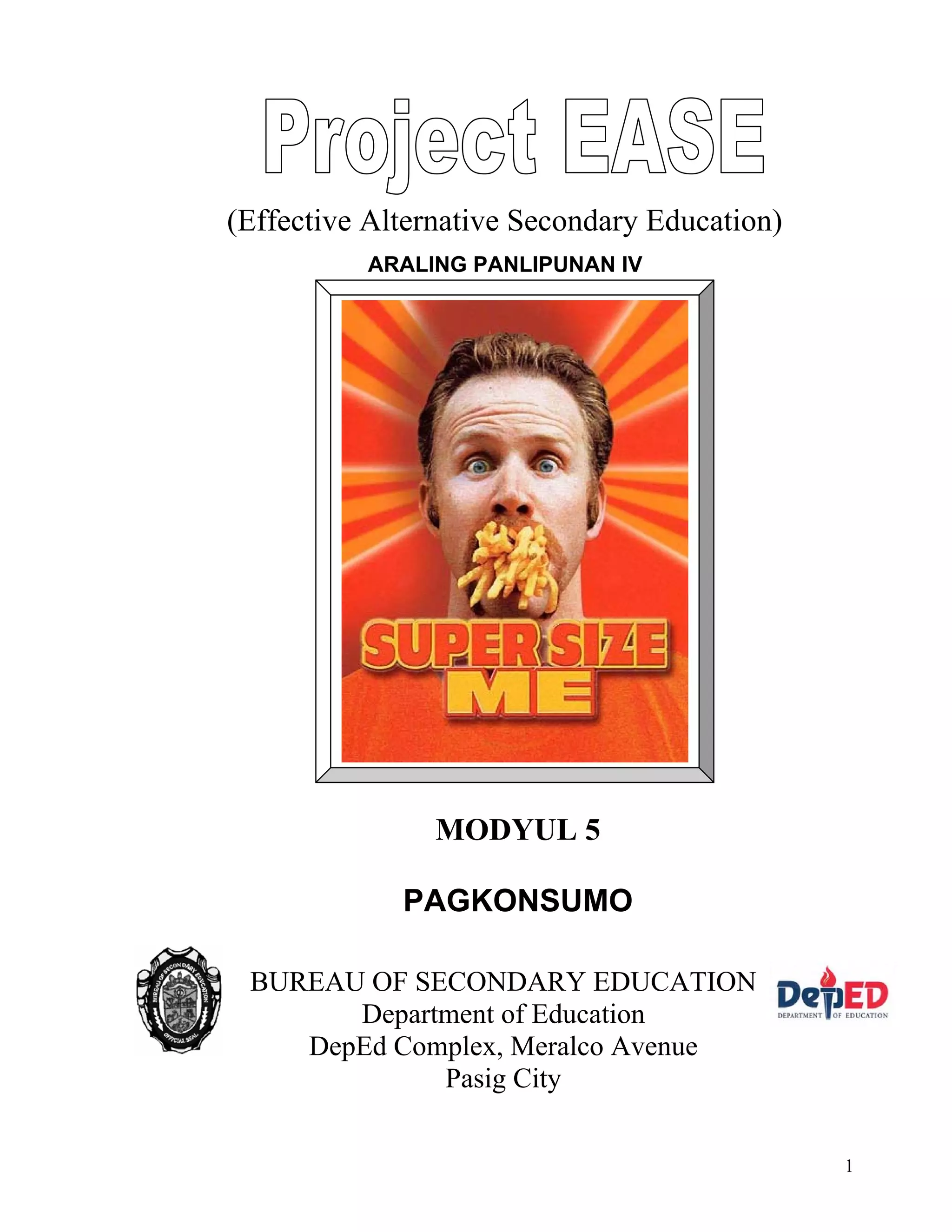 Modyul 5 pagkonsumo | PDF