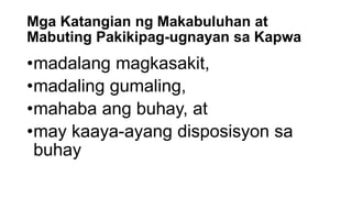 Modyul 5 Ang Pakikipagkapwa.pptx