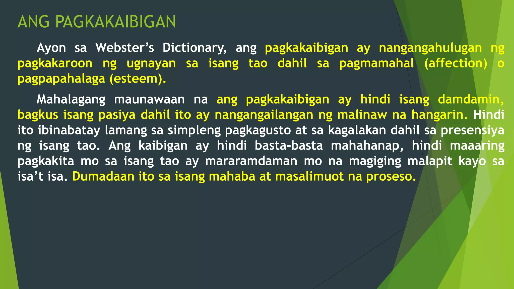 Modyul 6 - Pakikipagkaibigan | PPTX