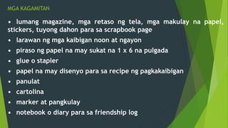 Modyul 6 - Pakikipagkaibigan | PPTX