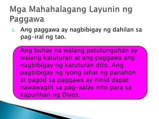 Modyul 7 paggawa bilang paglilingkod | PPTX