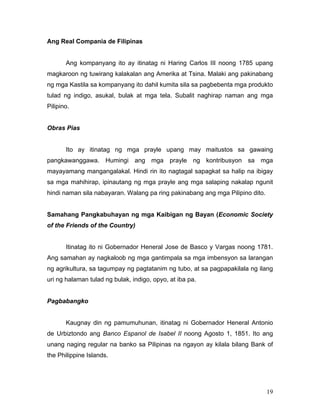 Modyul 7 pagbabagong dulot ng kolonisasyon | PDF
