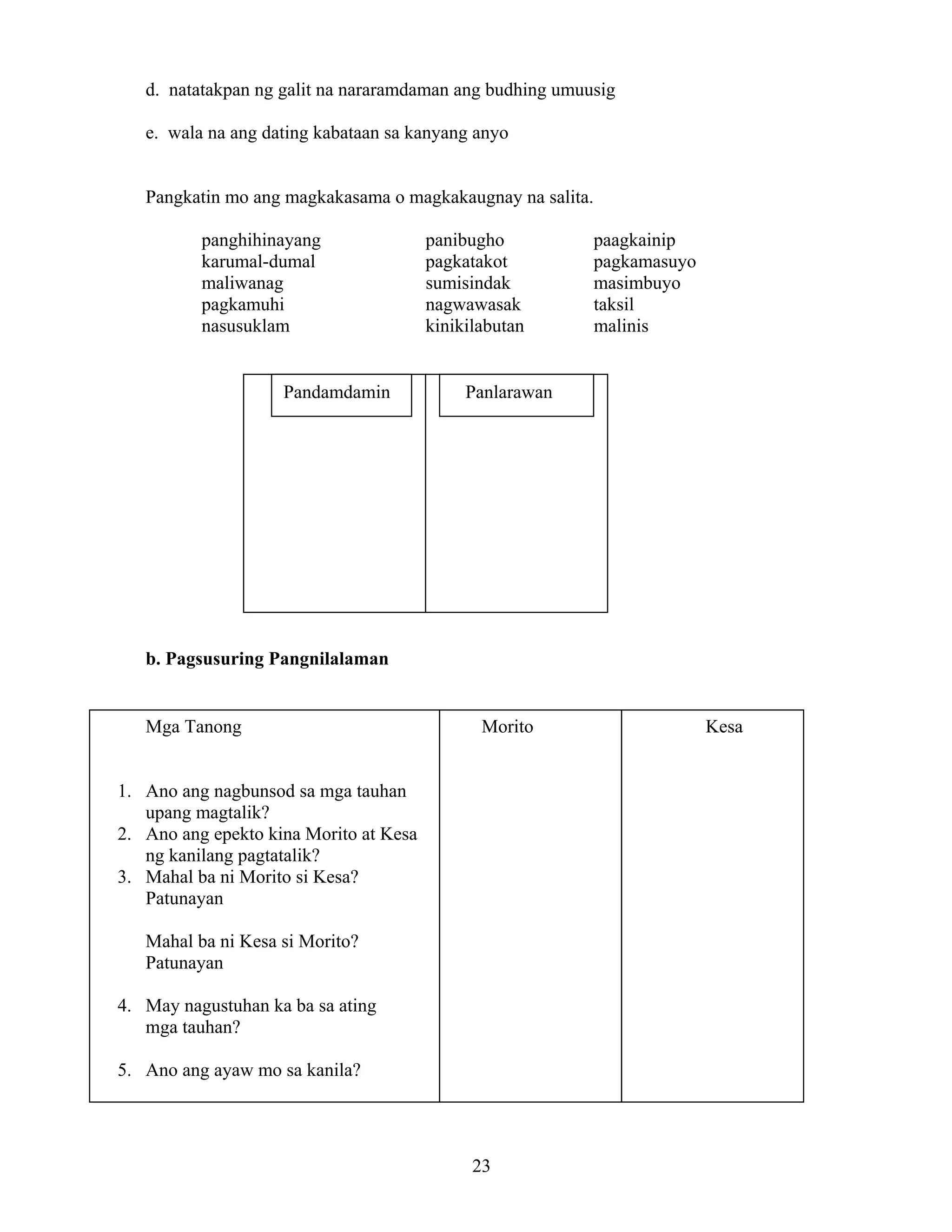 Modyul 7 pagsusuri ng akda batay sa teoryang feminismo | PDF