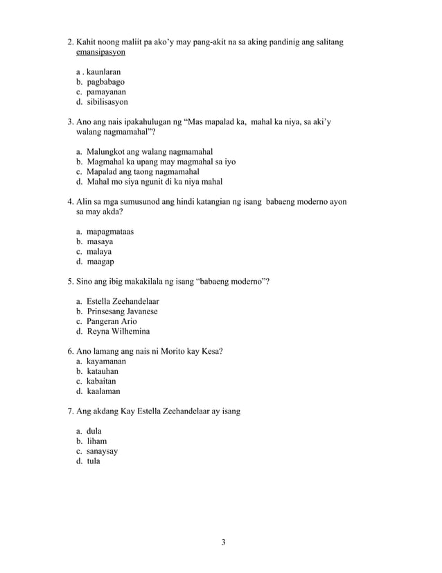 Modyul 7 pagsusuri ng akda batay sa teoryang feminismo | PDF