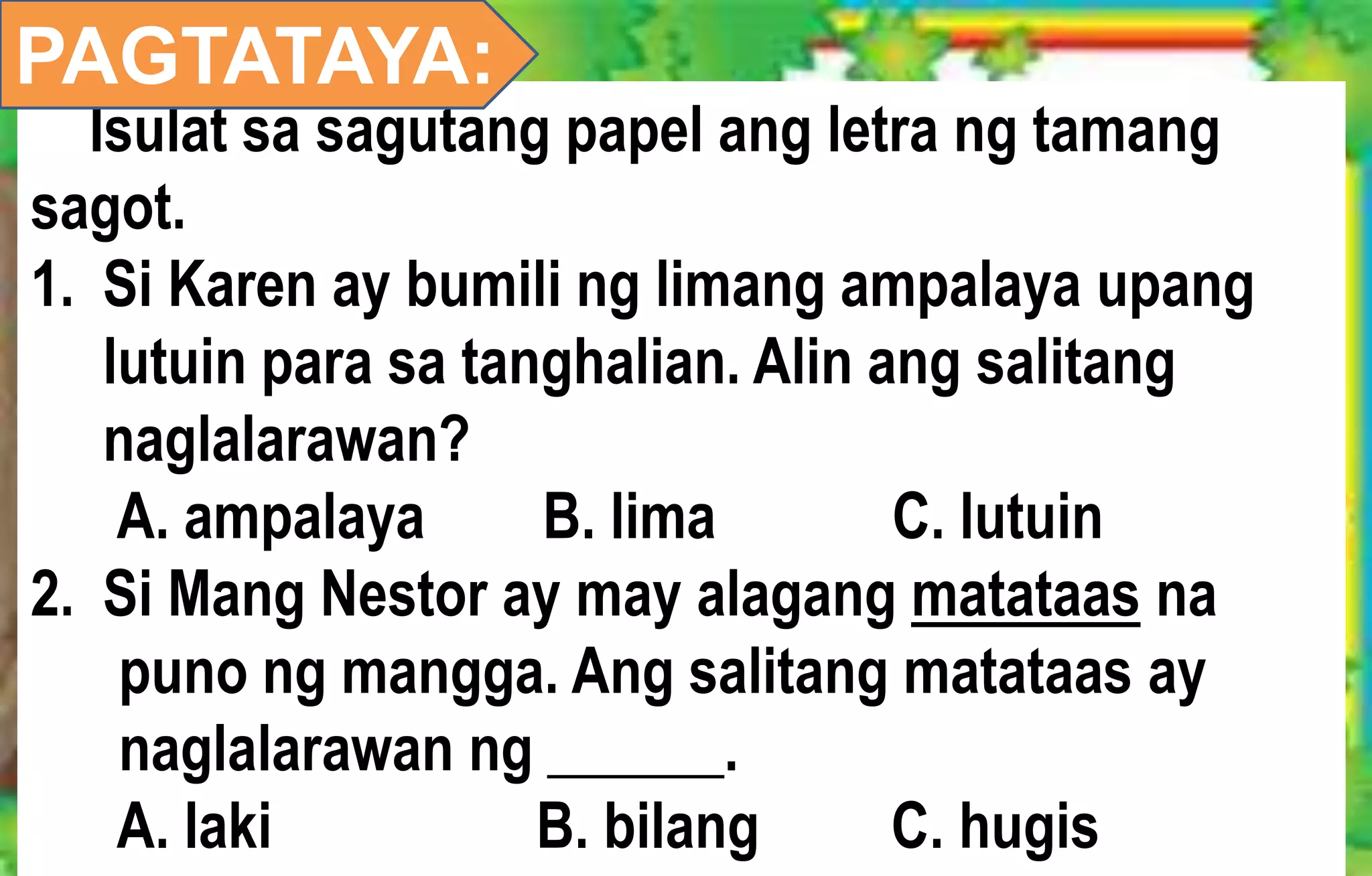 Modyul 8 ( D1) Salitang naglalarawan.pptx