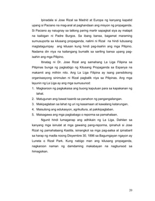 Modyul 8 pagsibol ng kamalayang pilipino | PDF