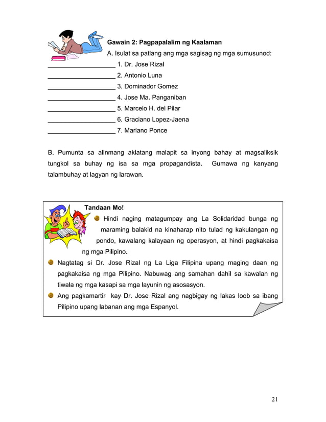 Modyul 8 pagsibol ng kamalayang pilipino | PDF