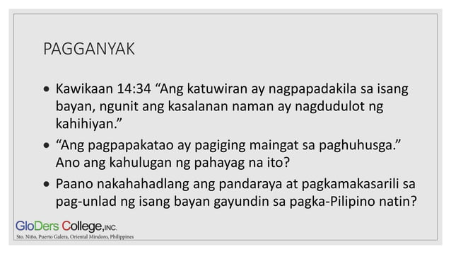 ESP Grade 10, Modules 9 and 10 | PPTX