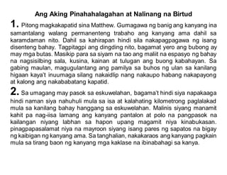 ESP 7 Modyul 9: KAUGNAYAN NG PAGPAPAHALAGA AT BIRTUD | DOCX
