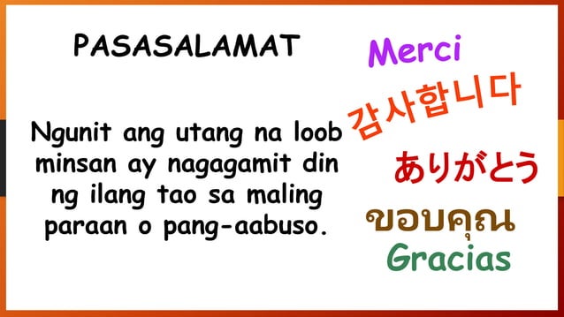 Pagpapasalamat sa kapwa aaaasdfghjklsdfg | PPTX