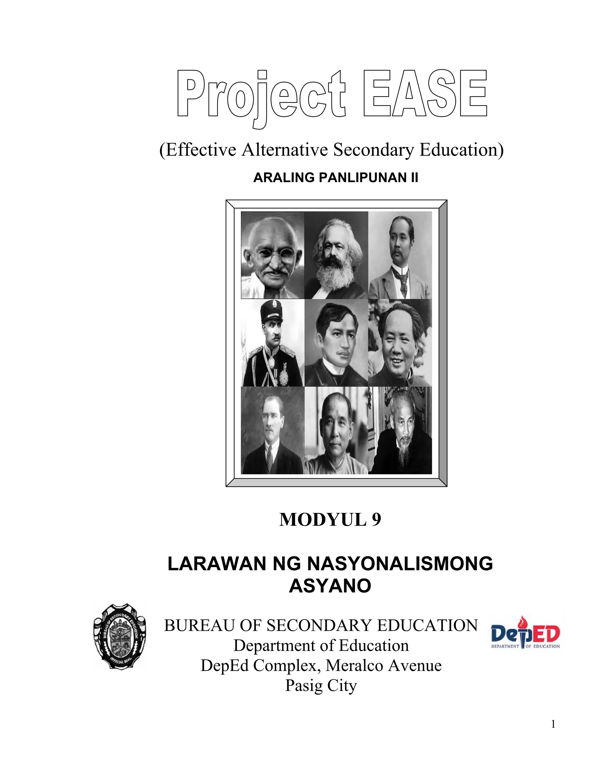 Modyul 9 larawan ng nasyonalismong asyano | PDF