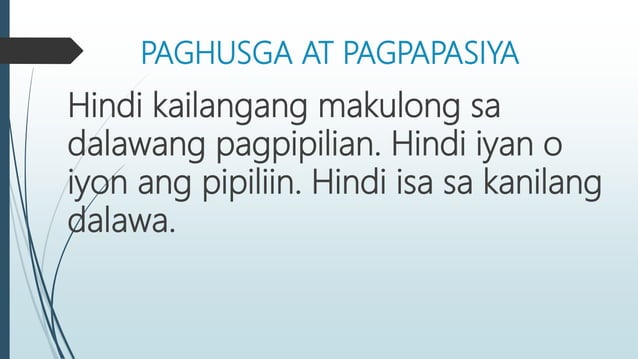 Modyul 9 EsP 10- Ang Maingat na Paghuhusga | PPTX