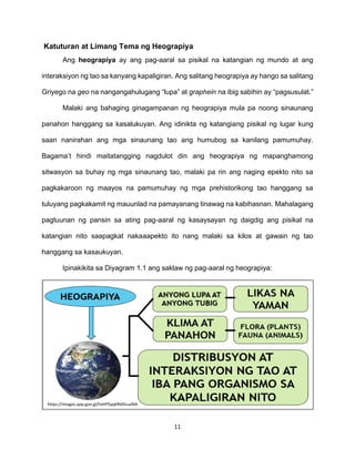 MODYUL I_HEOGRAPIYA NG DAIGDIG_GRADE 8 FIRST QUARTER | PDF