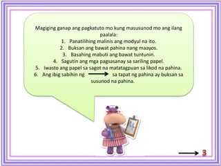 MODYUL SA ESP 3 | PPTX