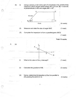 CSEC Mathematics Paper 2 | PDF