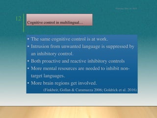 Cognitive control | PDF