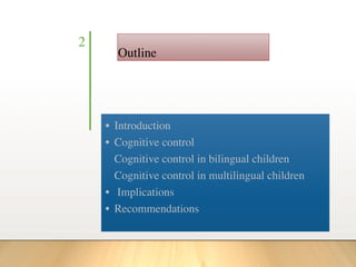 Cognitive control | PDF