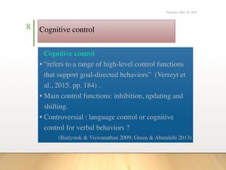 Cognitive control | PDF