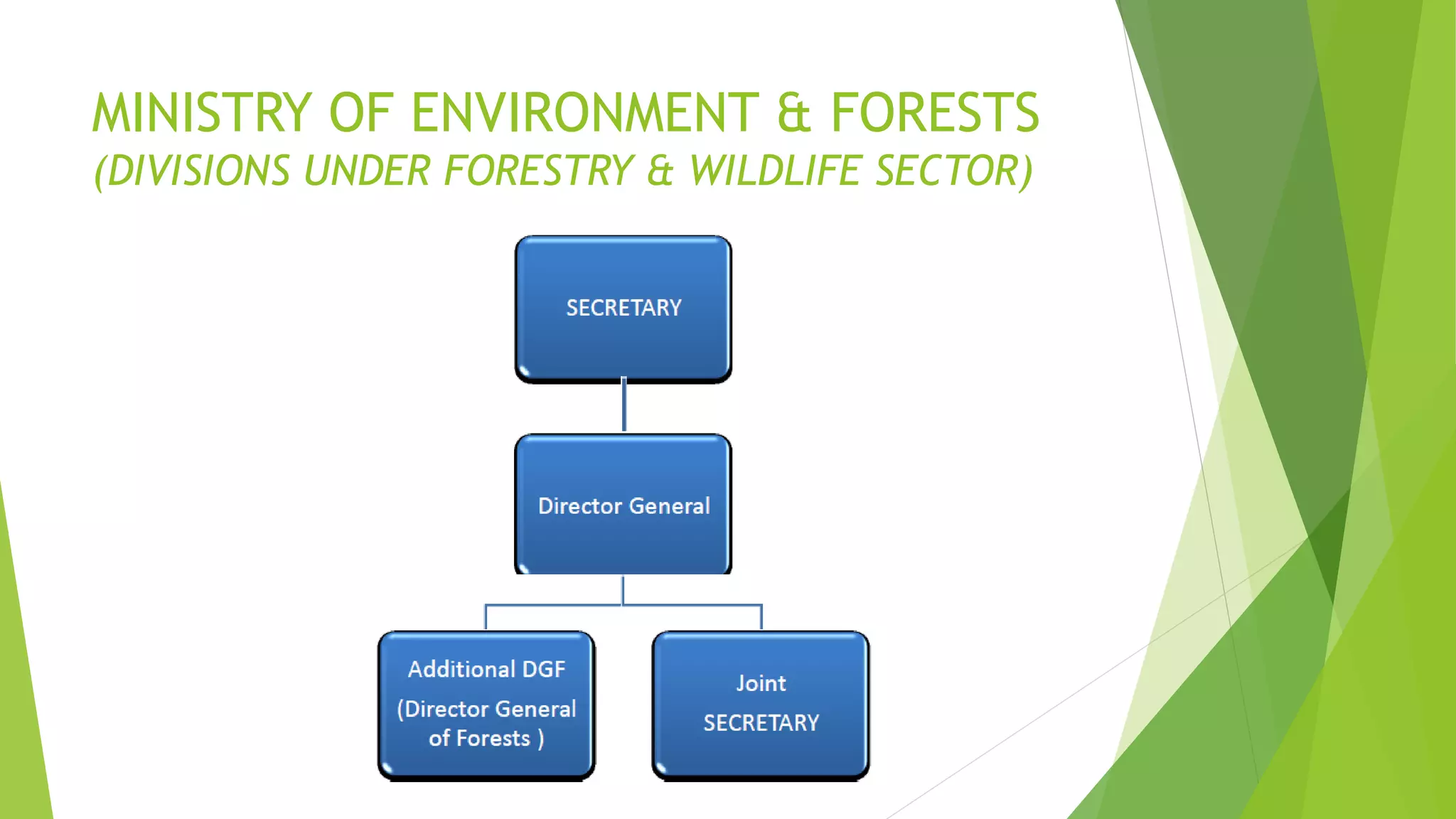 MoEF organization | PDF