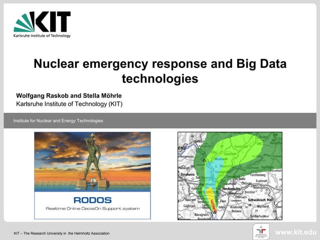 Nuclear emergency response and Big Data technologies | PPT | Free Download