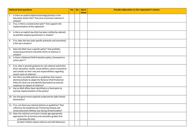 Moe interview guide | PDF