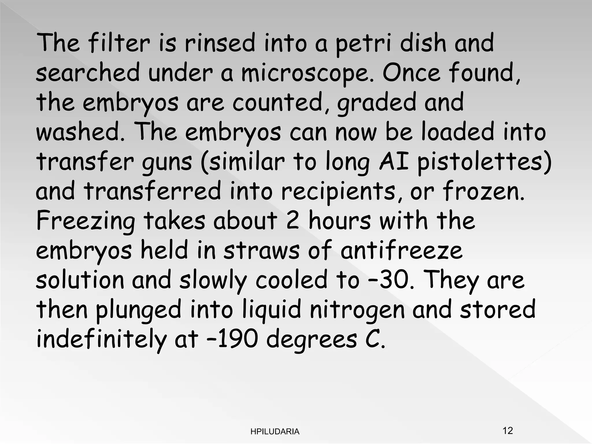 Multiple Ovulation Embryo Transfer | PPTX