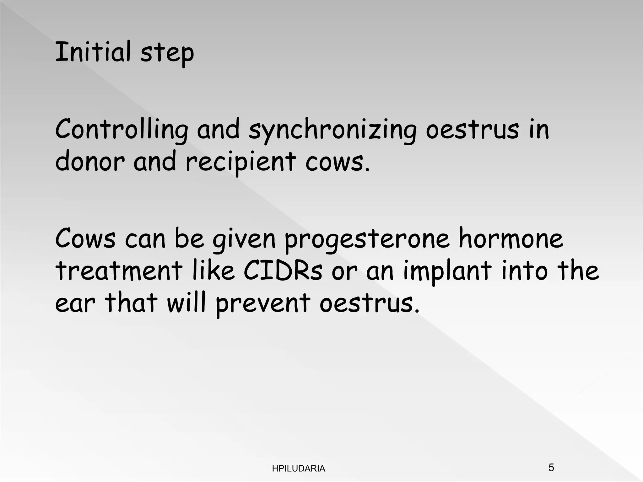 Multiple Ovulation Embryo Transfer | PPTX